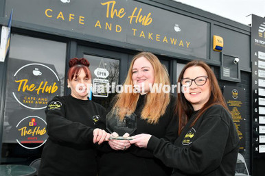 40101210-19-02-2025. Picture Michael Gillen. GRANGEMOUTH - The Hub Cafe ...