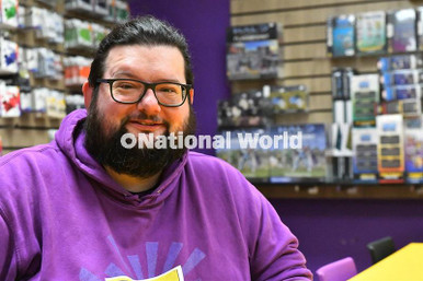 40102539-Chris Ord inside the extended area of Geek Retreat, York Road ...
