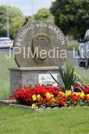 39329790-Bryning with Warton boundary sign - National World | Newsprints