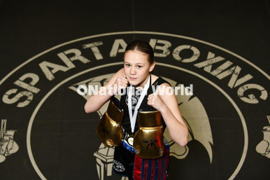 40106447-04-03-2025. Picture Michael Gillen. FALKIRK. Sparta Boxing Gym ...
