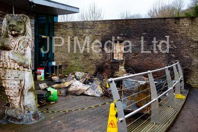 39285788-Fire at the Mereside Cafe, Shibden Park - Iconic Media Group ...