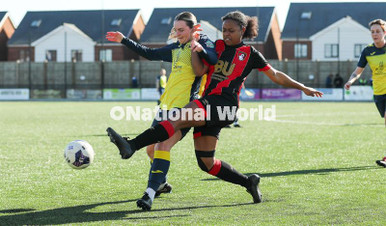 40111314-Action from Moneyfields FC Women VS Bournemouth Women at the ...