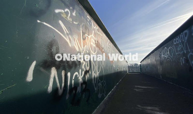 40117704-Railway bridge at The Hart to Haswell walkway and Rail ...