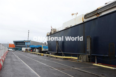40167546-Condor Ferries ship pictured at Portsmouth Port, Hampshire, UK ...