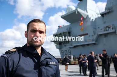 40277035-WO2 Glen Clifton from Fareham. Media event held onboard the ...