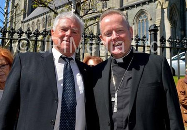 39418433-Pat McCafferty pictured with Archbishop Eamon Martin Primate ...