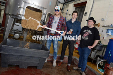 40316750-Rotherham band Indra at Chantry Brewery, where their charity ...
