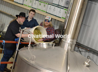 40316740-Rotherham band Indra at Chantry Brewery, where their charity ...