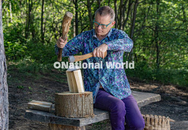 40322354-Toolmaker and wooden spooncarver Robin Wood, owner of Wood ...