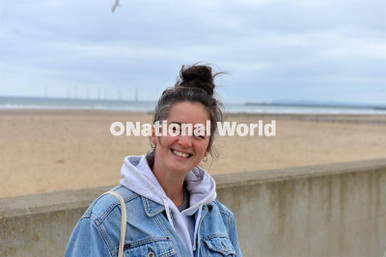 40324557-Out and about on a windy day at Seaton Carew with Jordan ...