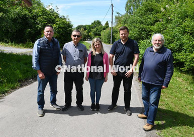40331781-from left, Brian Woodburn, Adrian Dean, Abi Saunders, Stuart ...