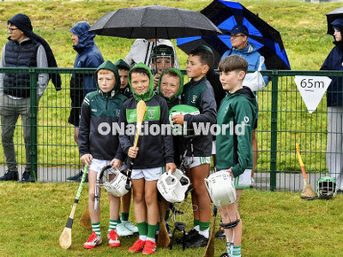 40332058-Young hurlers from Michael Davitt GAC Swatragh shelter under ...