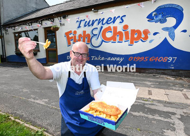 40333690-Shaun Turner, owner of Turner's Fish and Chips, Bilsborrow ...