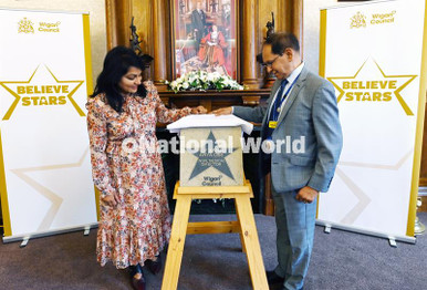 40334185-Prof Sanjay Arya OBE WWL Medical Director at the unveiling of ...