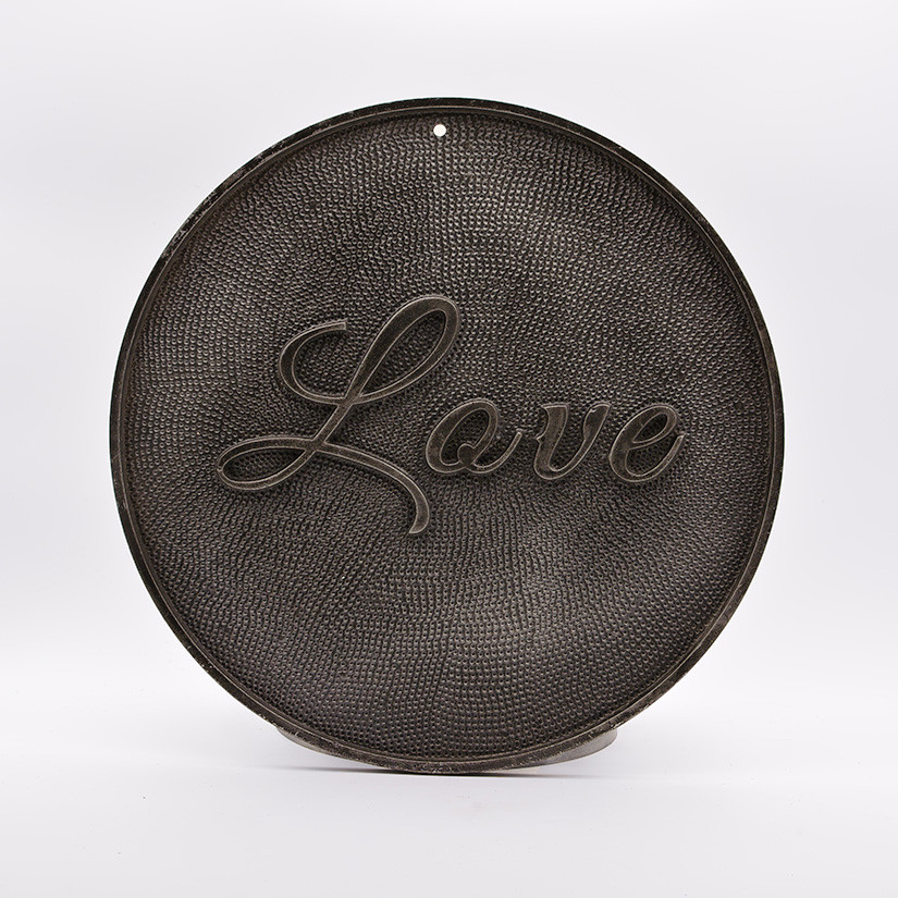 Vintage Round Plaque - Family