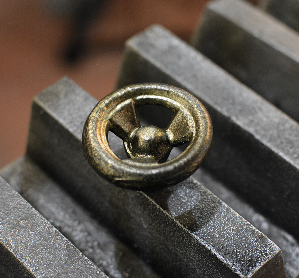 Steampunk Handle - Antique Nickel