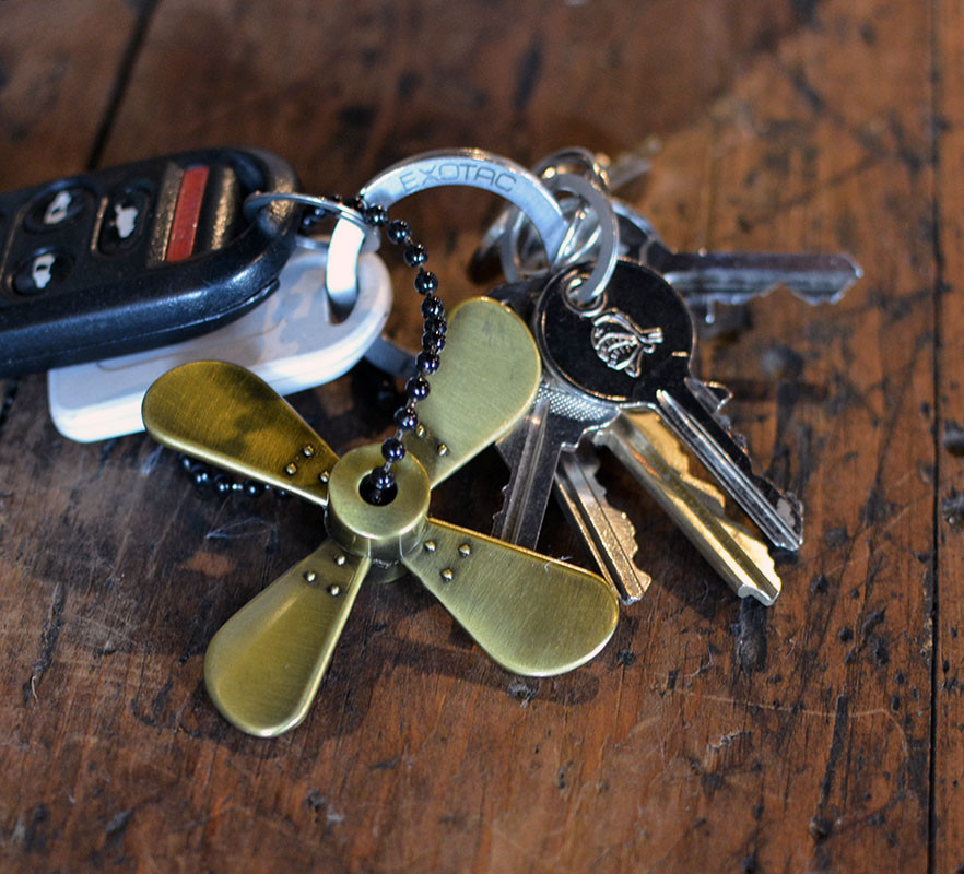 Antique Fan Blades Key chain