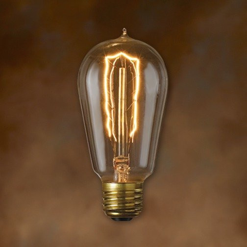 Edison Bulb - 1890 Hairpin Filament Type