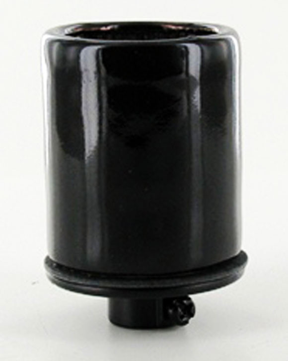 Black Porcelain Lamp Socket