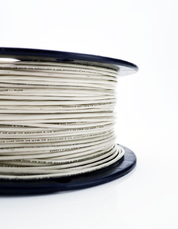 White MTW Wire
