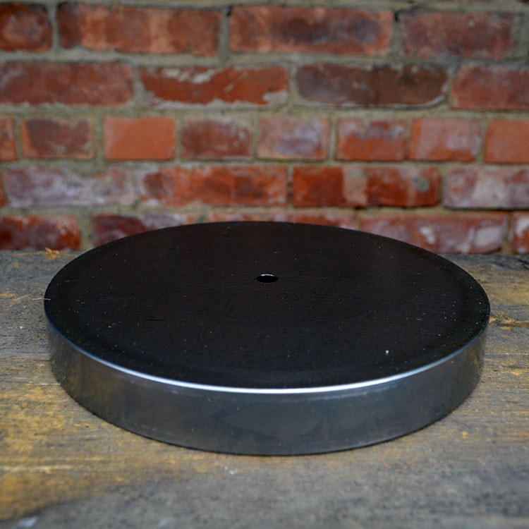 Unfinished Raw Metal Ceiling Canopy - 8"
