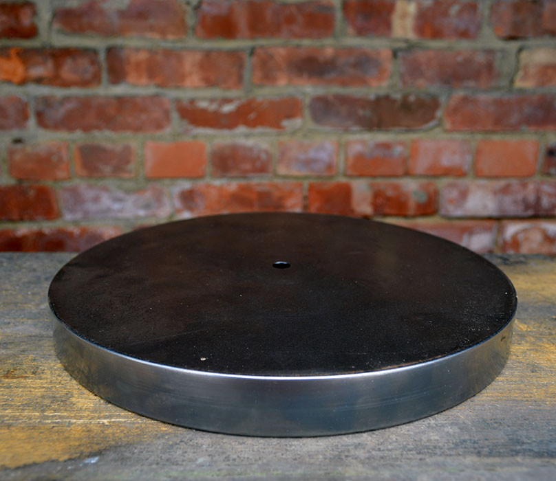 Unfinished Raw Metal Ceiling Canopy - 10"