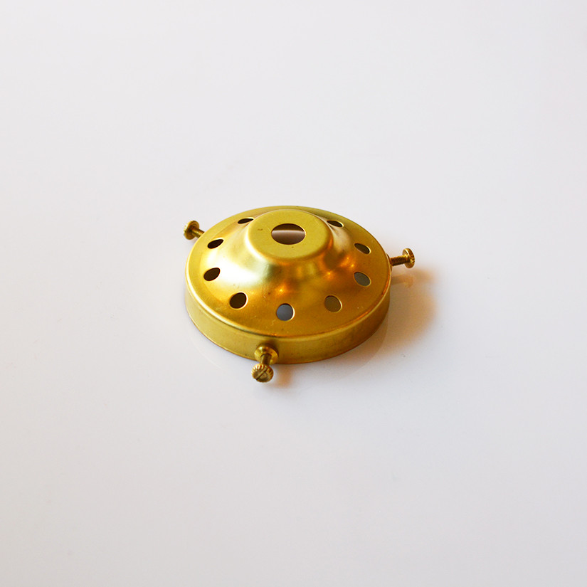 3-1/4" Unfinished Metal Shade Holder