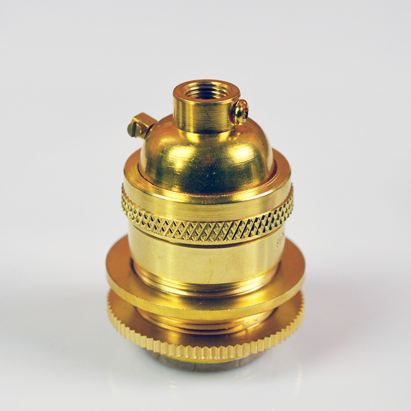 Unfinished Brass Keyless lamp Socket