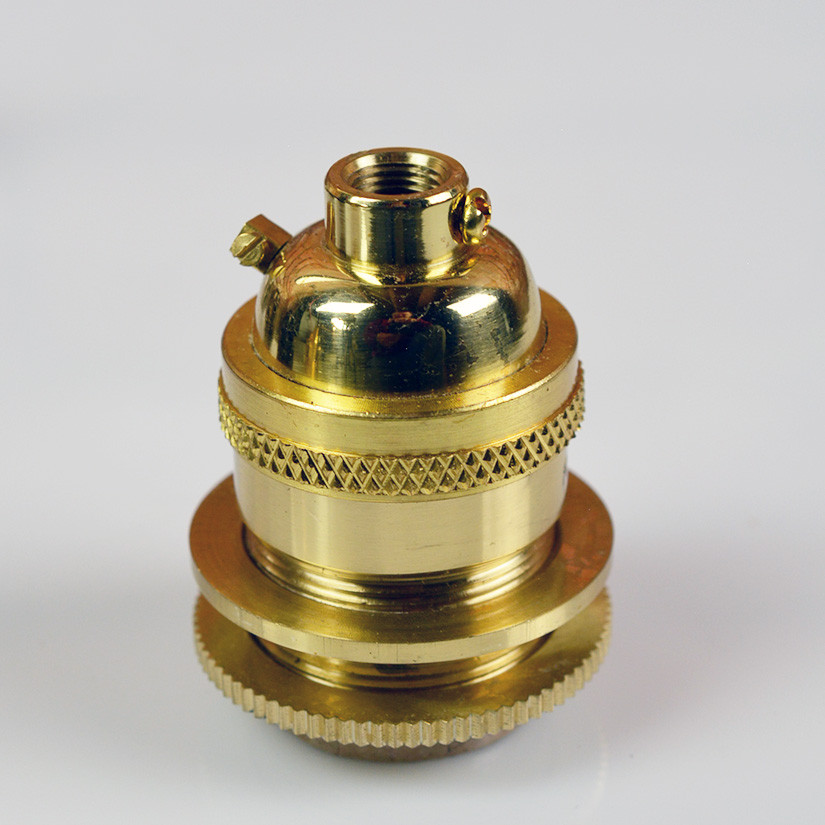 Lamp Socket - Antique Gilt