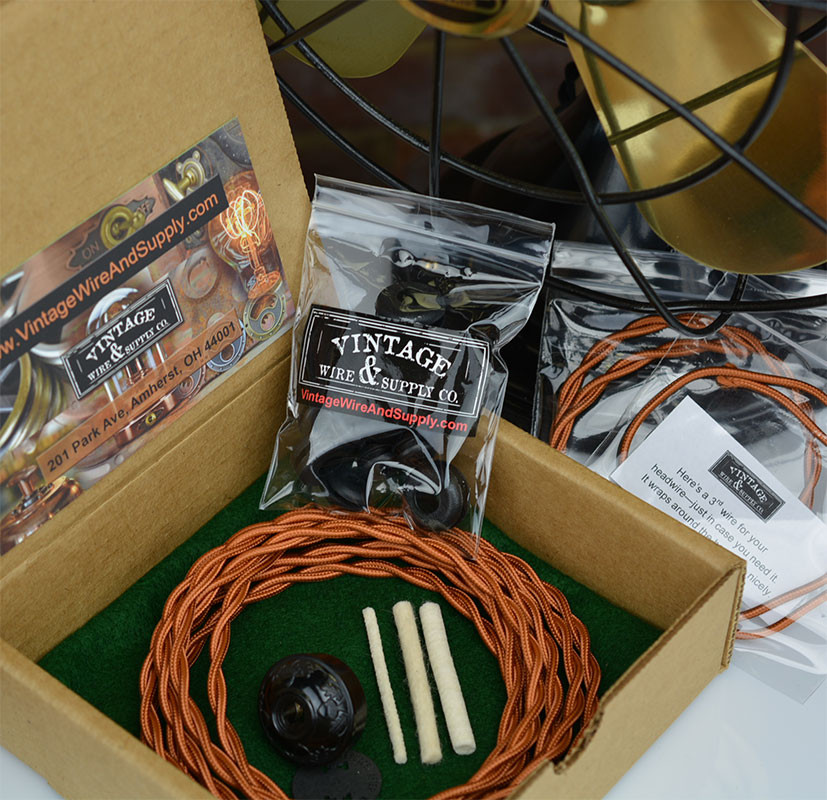 Antique Fan Restoration Kit - Vintage Wire & Supply