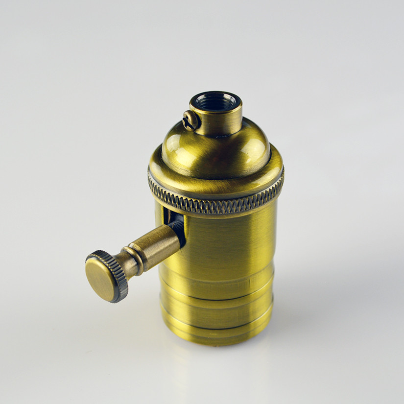 Unfinished Brass Lamp Socket