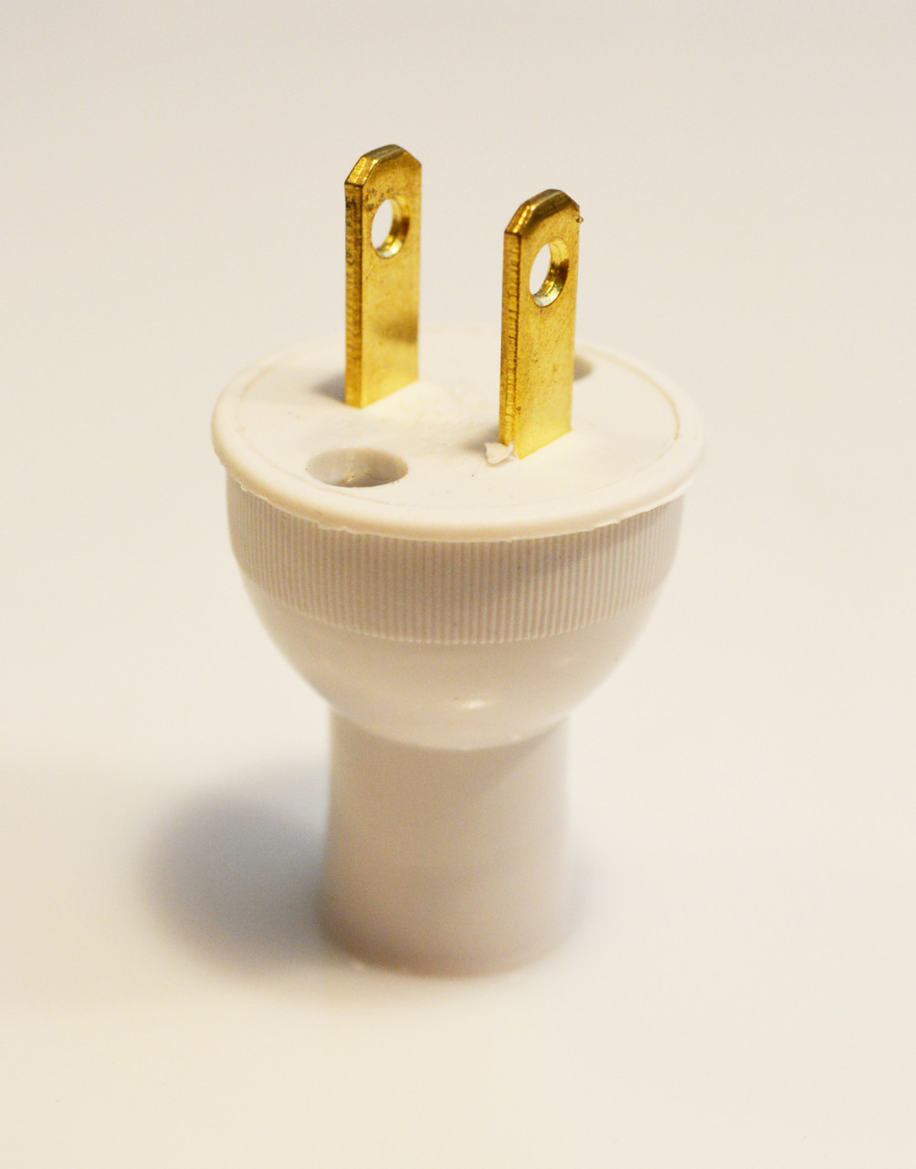 Vintage Style Round Plug - WHITE