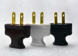 2-Prong Electrical Plug White