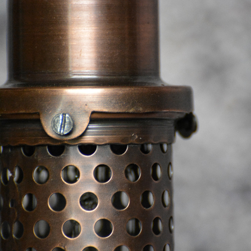 Perforated Shade - Antique Copper