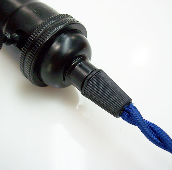 Black Plastic Strain Relief Cord Grip