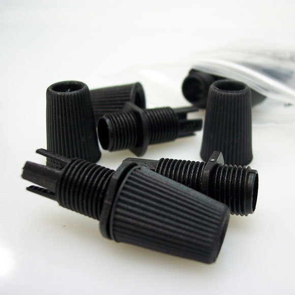 Black Plastic Strain Relief Cord Grip