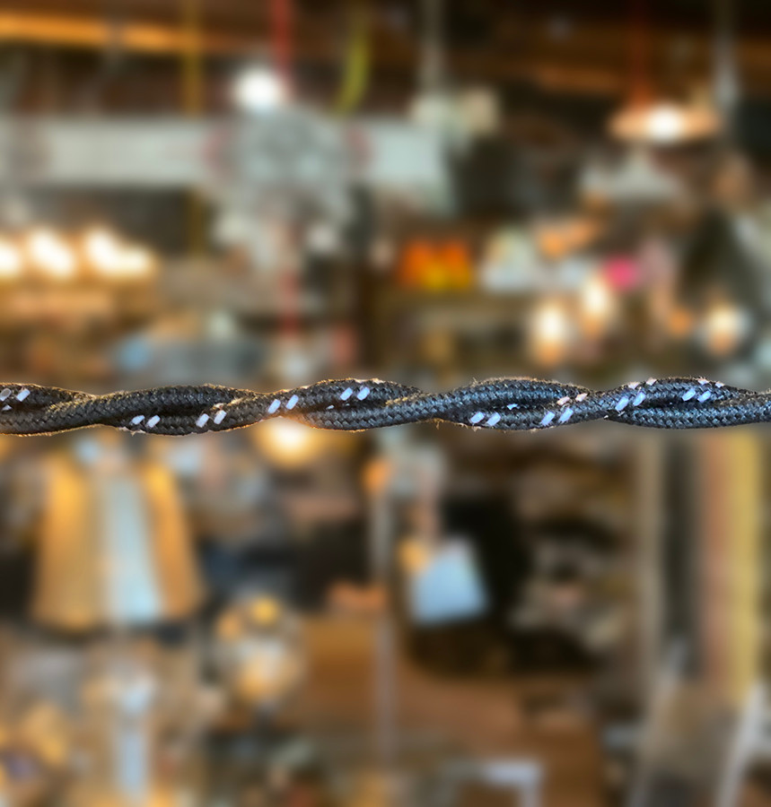 Twisted Cloth-Covered Wire