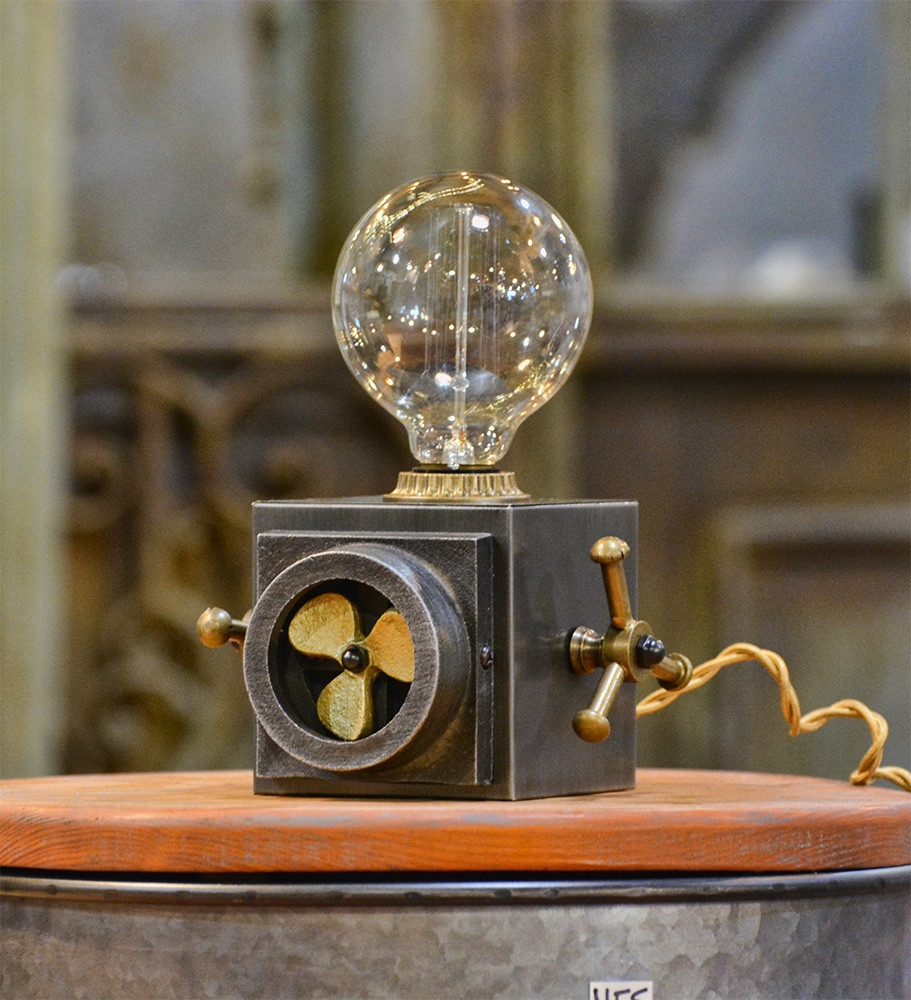 Square Metal Box - Antique Copper Finish