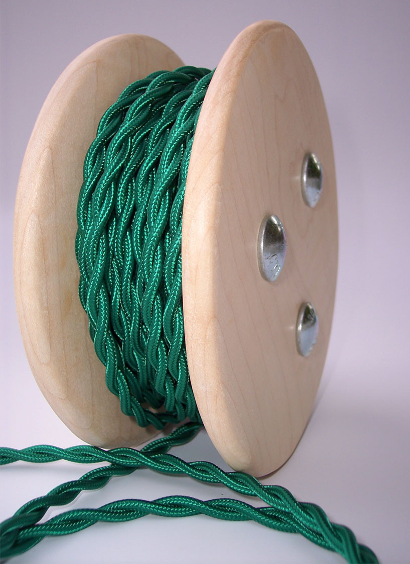 Black Cloth Covered Wire