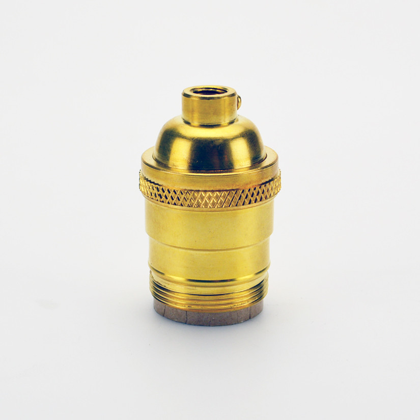 UNO Keyless Light Socket - Unfinished Brass