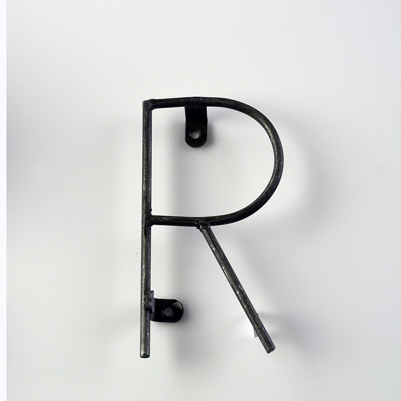 Vintage Metal Letter - R