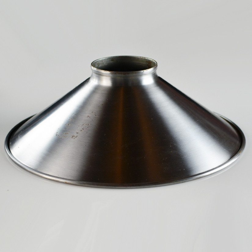 12" Unfinished Steel Shade