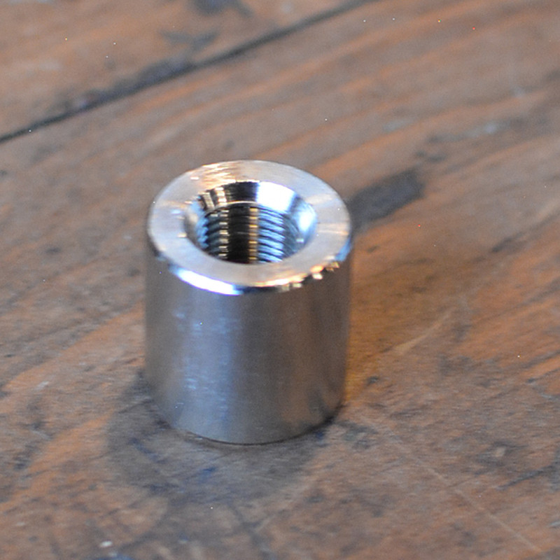 Heavy Duty Brass Coupling 3/4" - Polished Nickel