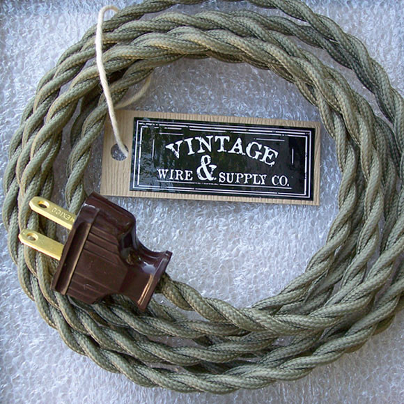 Cloth-Covered Rewire Kits for Lamp & Fan Restorations