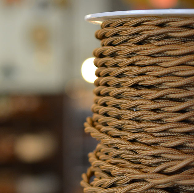 Wire - Twisted Cloth - By the Roll - Vintage Wire & Supply