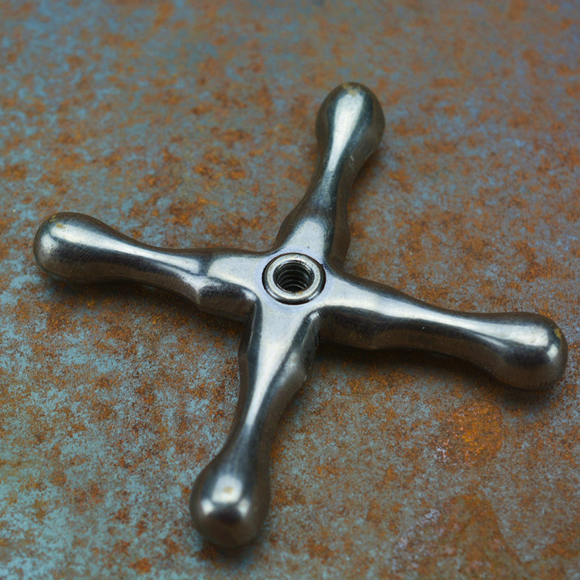 Steampunk Handle - Antique Nickel