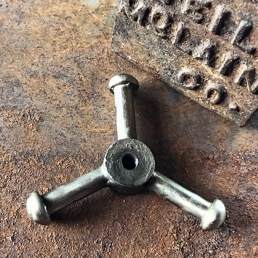 Steampunk Handle - Antique Nickel