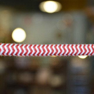 White Cloth-Covered Wire