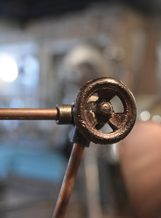 Steampunk Handle - Antique Copper