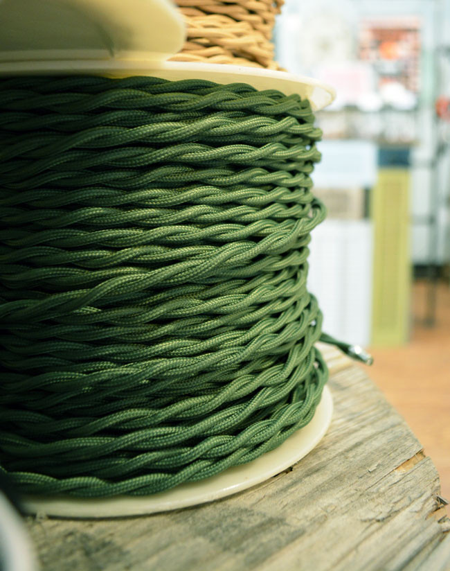Wire - Twisted Cloth - By the Roll - Vintage Wire & Supply